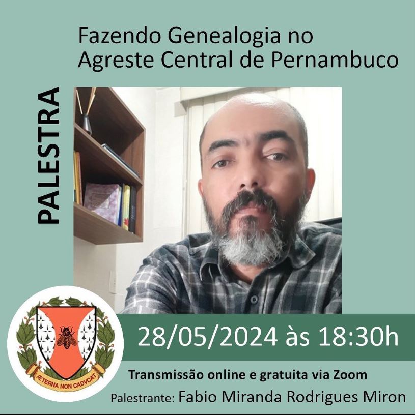 Live CBG, 28/5 - Fazendo Genealogia no Agreste Central de Pernambuco ...